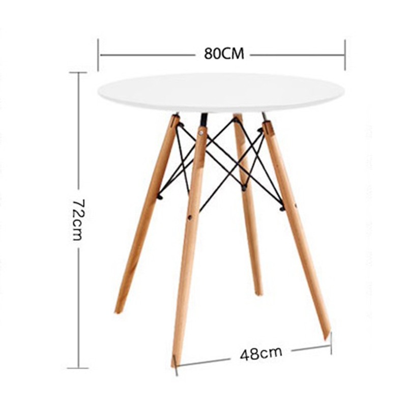 Soren Round Dining Table - Diameter 80cm, Furniture & Home Living ...