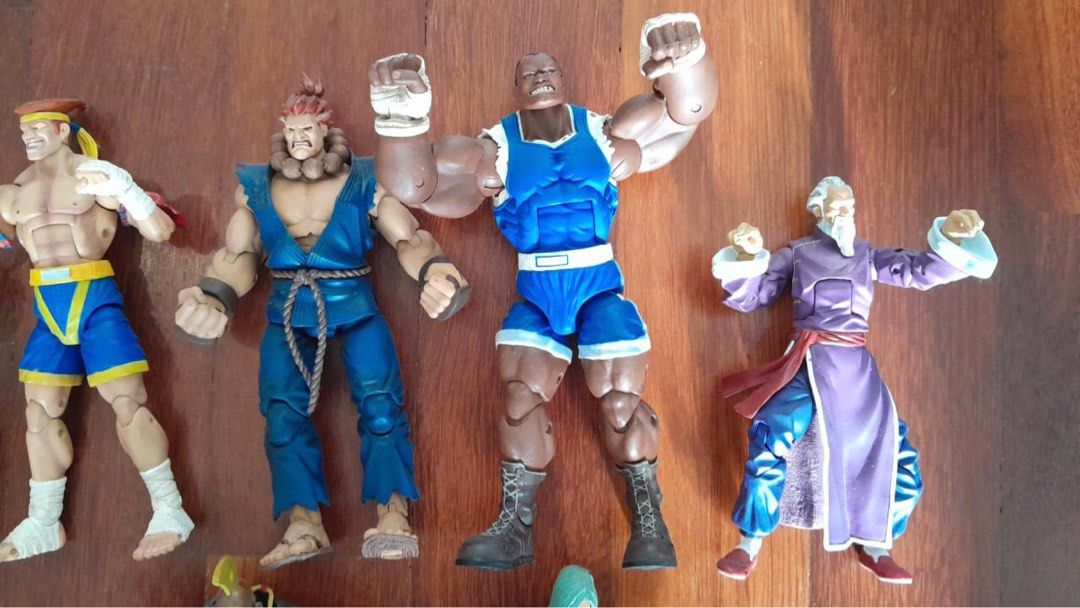 SOTA Toys Street Fighter Adon Akuma Balrog Gen Birdie and Remy, Hobbies ...