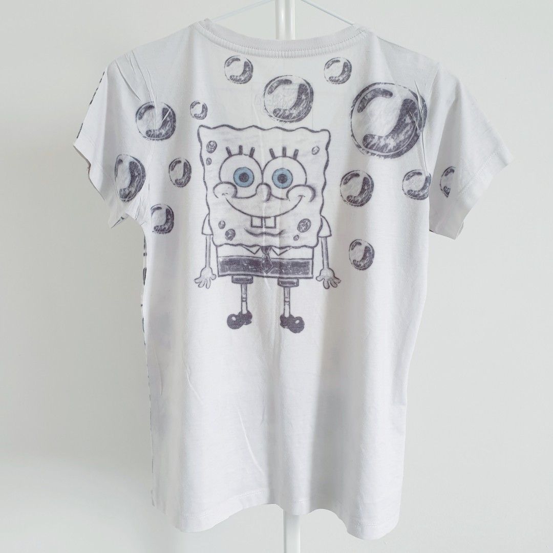 SpongeBob SquarePants Nickelodeon Cartoon Animation Authentic White ...
