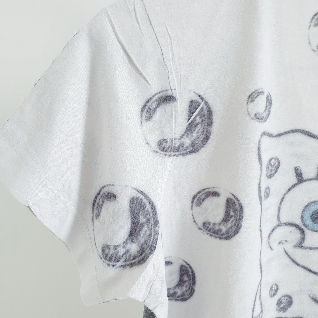 SpongeBob SquarePants Nickelodeon Cartoon Animation Authentic White ...