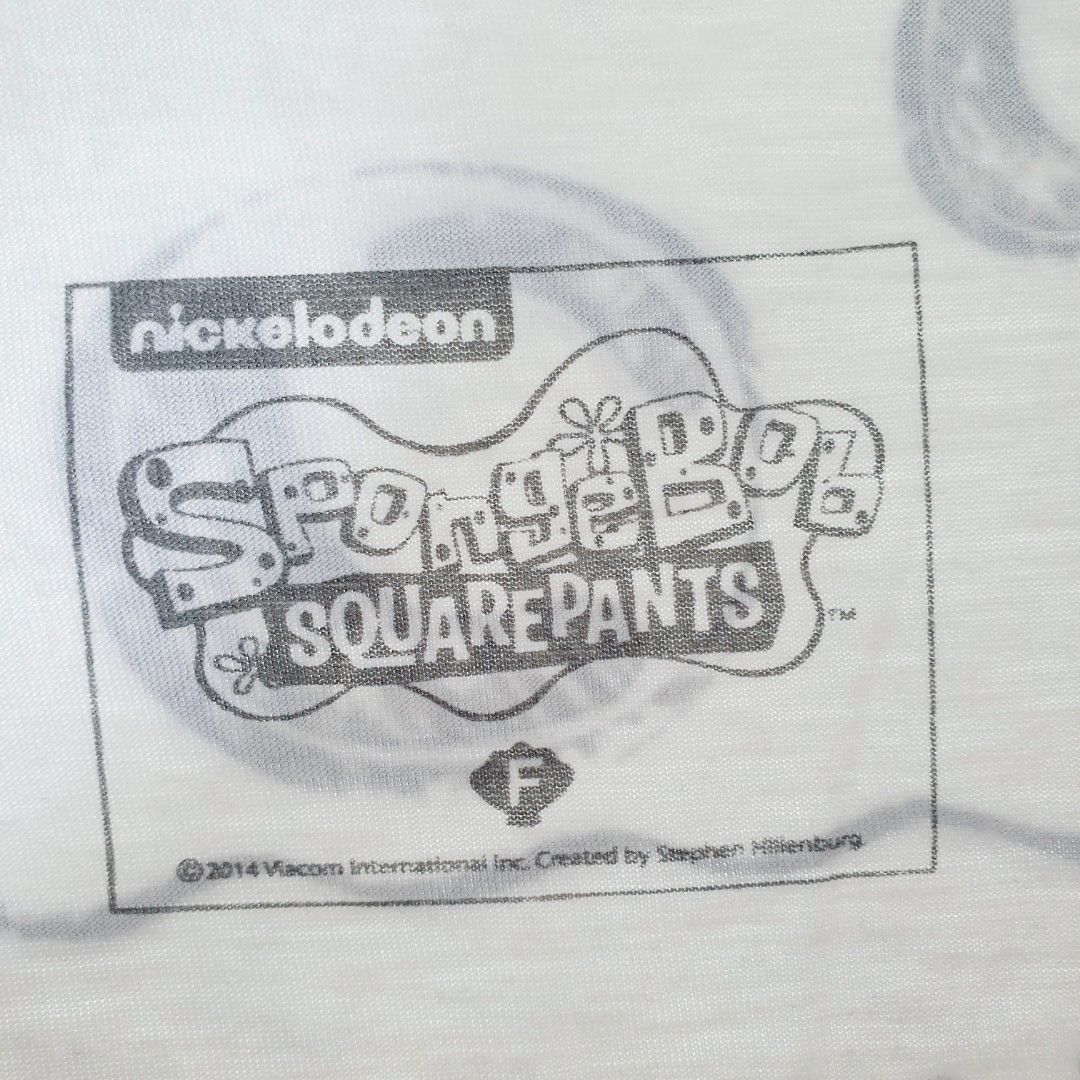 SpongeBob SquarePants Nickelodeon Cartoon Animation Authentic White ...