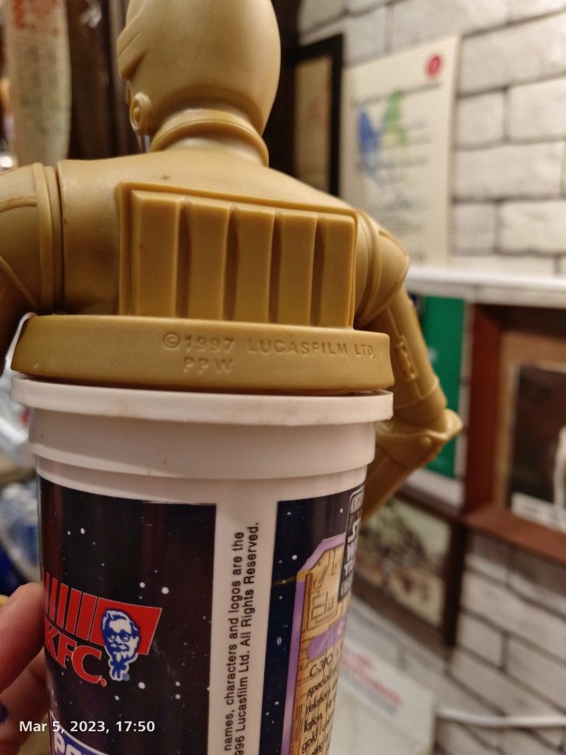 Star Wars C3PO KFC Pepsi Cup Figurine, Hobbies & Toys, Memorabilia ...