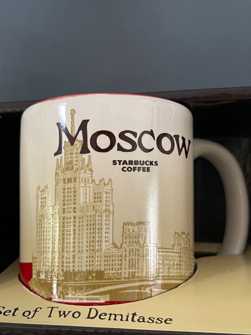 Starbucks Moscow & St.Petersburg Set of Two Demitasse, Kitchen ...