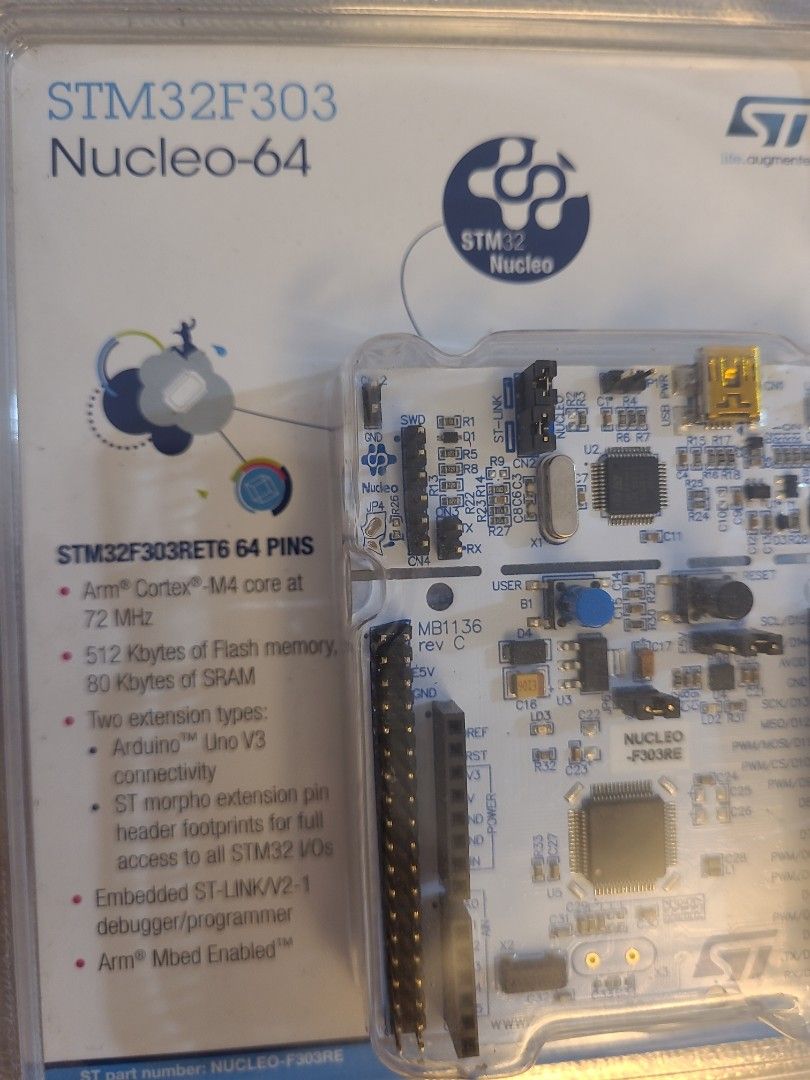 Stm32 Mcu Stm32f303 Nucleo 64 Development Board 其他 其他 Carousell