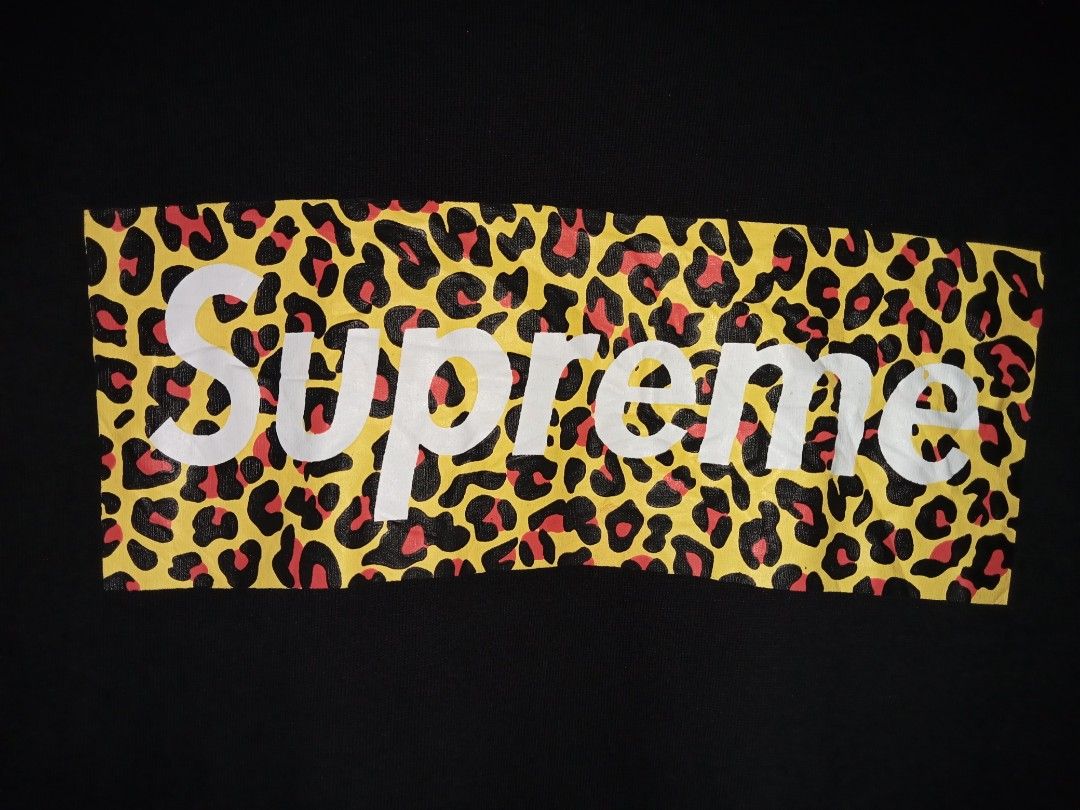 Supreme Leopard print on Carousell