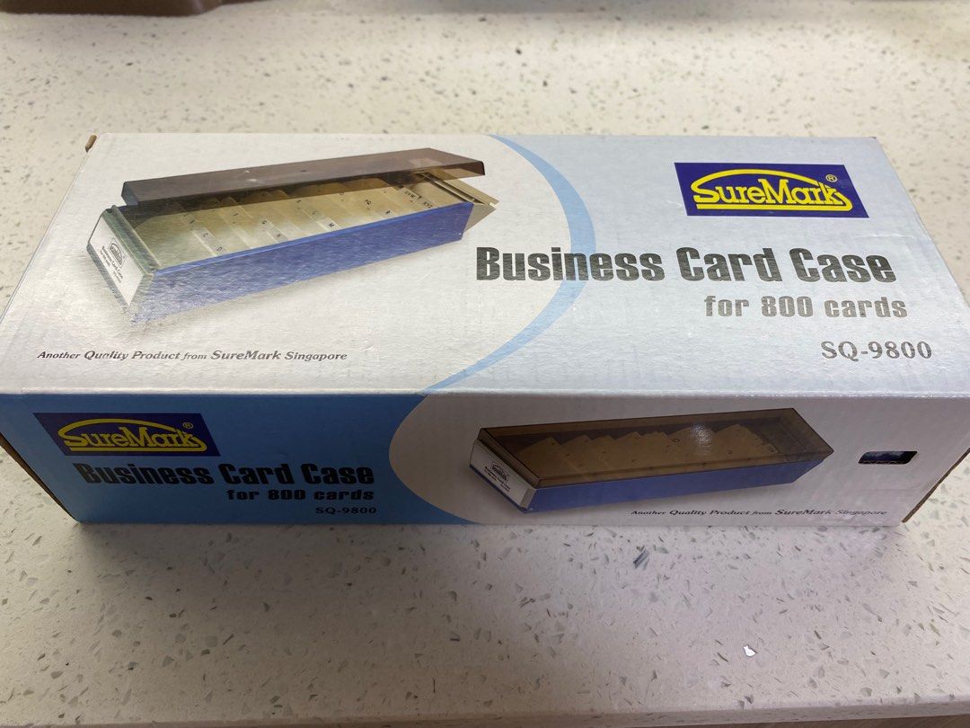 Suremark Name / Business Card Case (800 Namecards), Hobbies & Toys ...