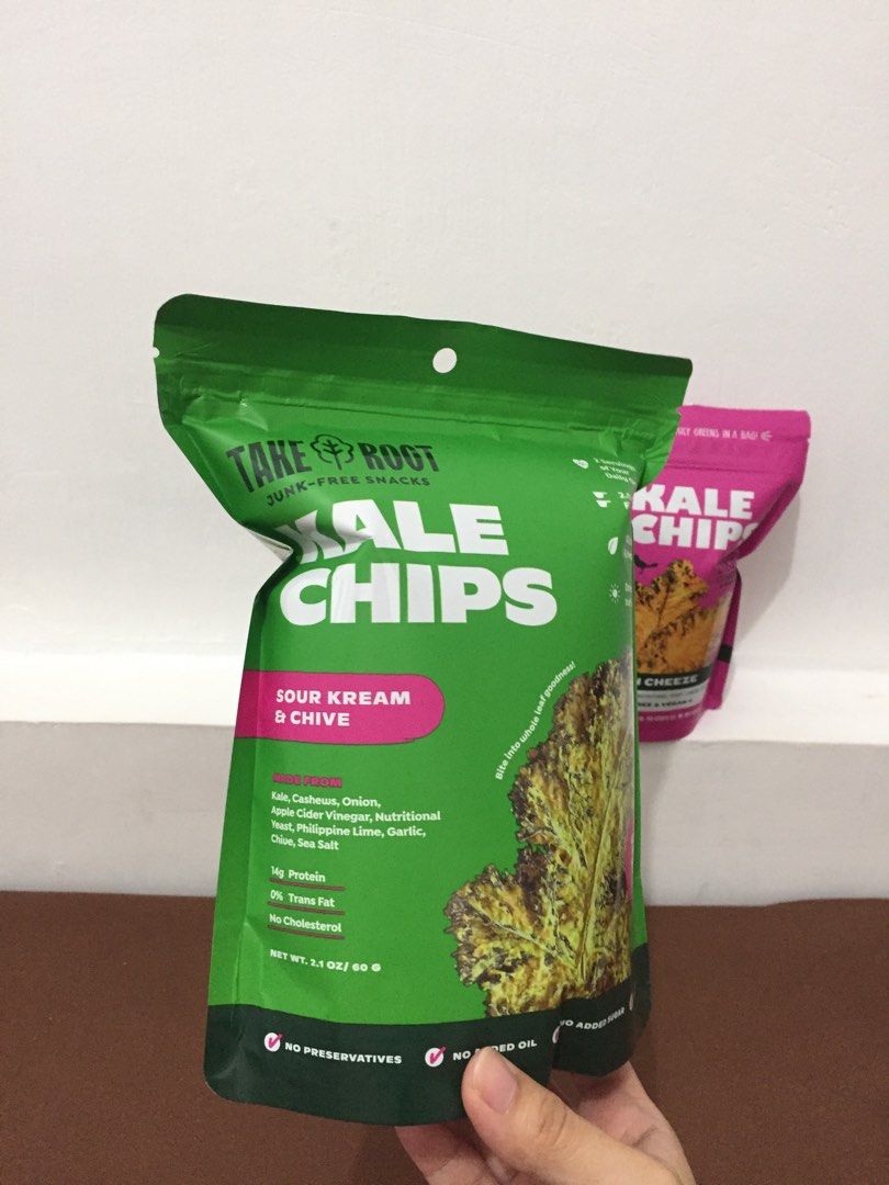 Take Root Kale Chips, Food & Drinks, Packaged & Instant Food on Carousell