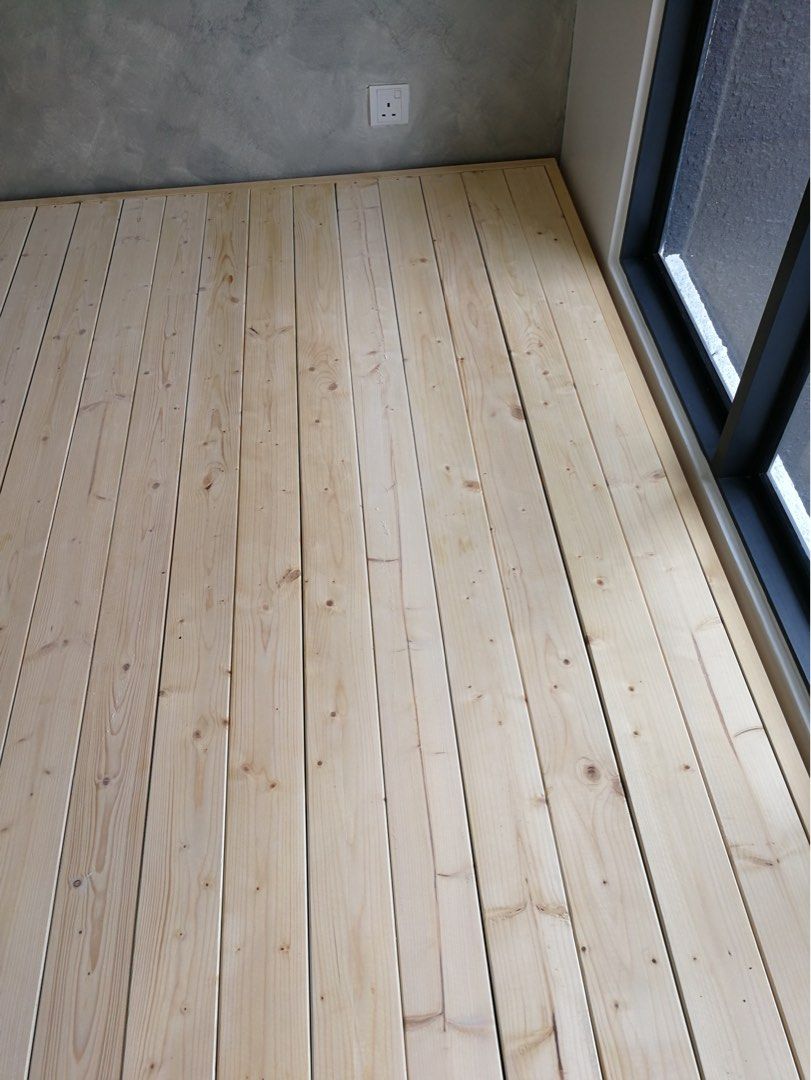 Wood Tatami bedframe King size, Furniture & Home Living, Furniture, Bed ...