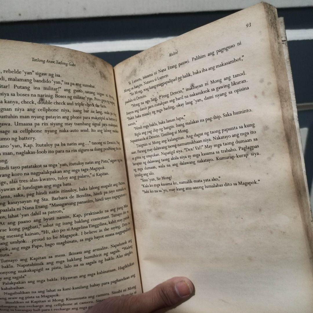 tatlong araw tatlong gabi ni Eros Atalia, Hobbies & Toys, Books ...