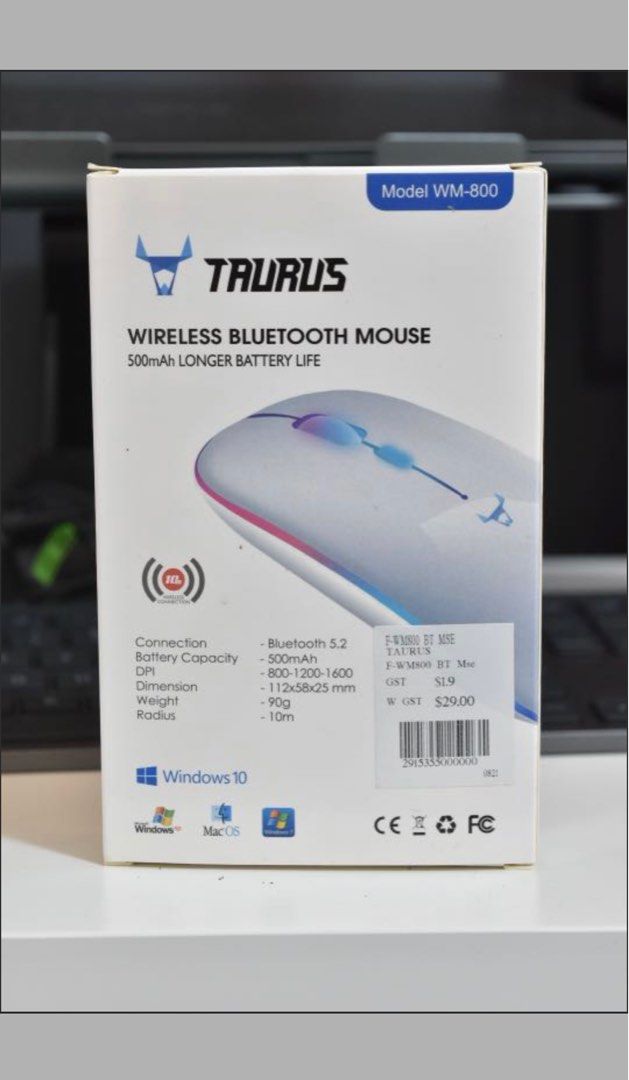Taurus Wireless Bluetooth Mouse, Computers & Tech, Parts & Accessories, Mouse & Mousepads on ...