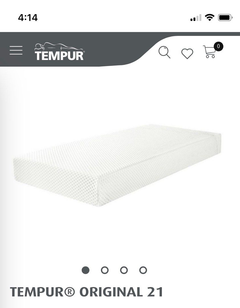 Tempur original 21 king size mattress, Furniture & Home Living, Furniture, Bed Frames ...