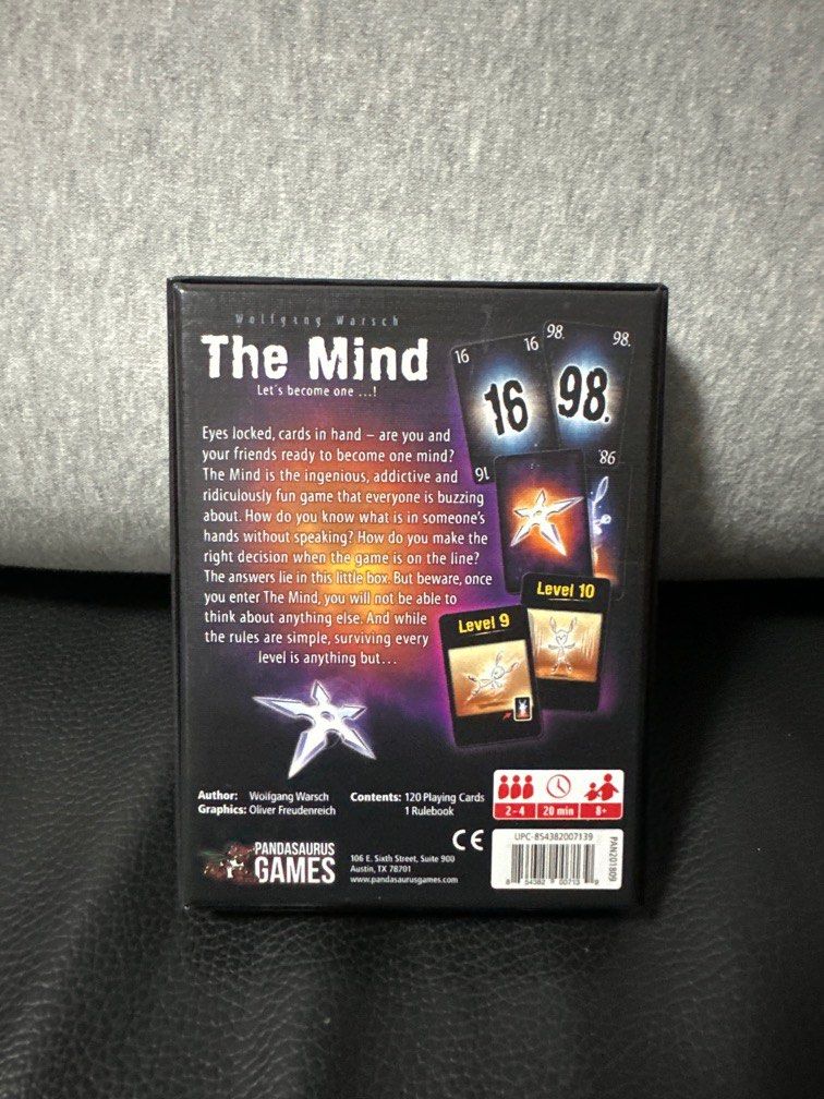 The Mind Board Game, Hobbies & Toys, Toys & Games on Carousell