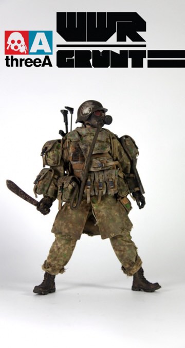Threea WORLD WAR ROBOT 1/6 JUNGLER GRUNT 3a wwr, 興趣及遊戲, 玩具 & 遊戲類 ...