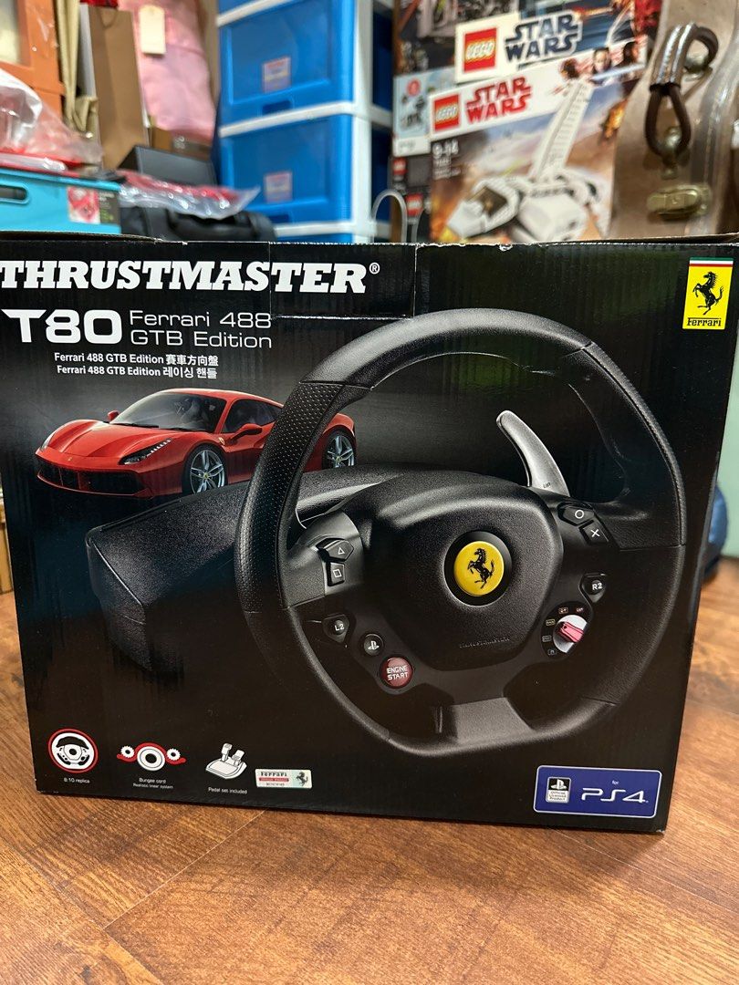 Thrustmaster T80 Ferrari 488 GTB Edition, Video Gaming, Gaming ...
