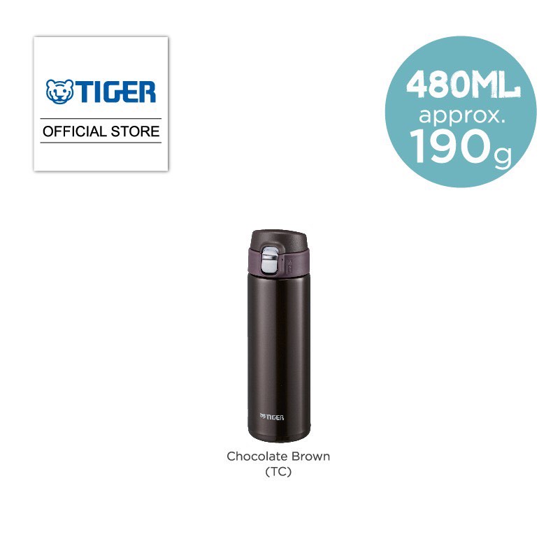 Tiger 480ml Ultra Light Stainless Steel Bottle, Furniture & Home Living, Kitchenware & Tableware ...