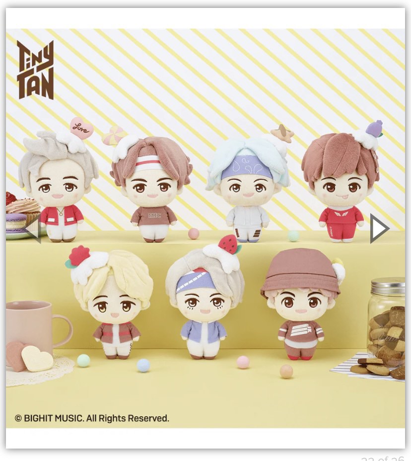 Tiny tan sweet time theme ichiban kuji - full set of plush, Hobbies & Toys, Memorabilia ...