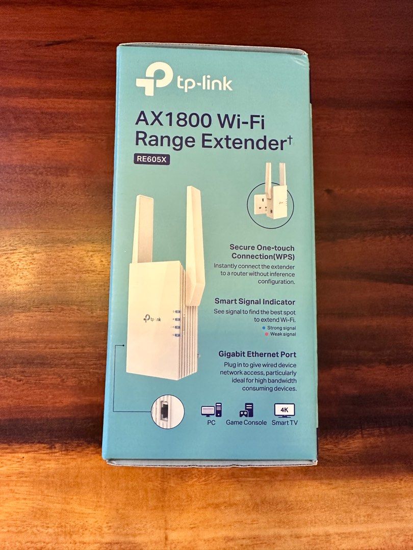 TP-link Wifi 6 range extender AX1800 RE605X, Computers & Tech, Parts ...