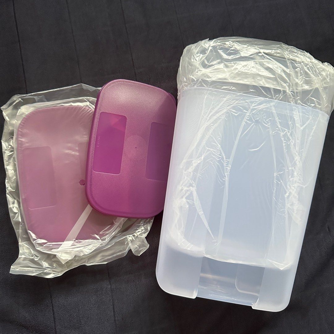 Tupperware FreezerMate Large Deep Pocket (2) 1.4L, Furniture & Home ...