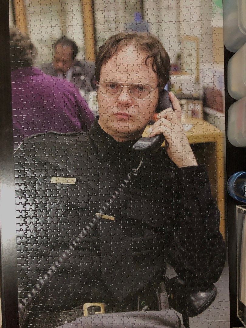 TYPO 1000 piece The Office Dwight Schrute double faced jigsaw puzzle ...