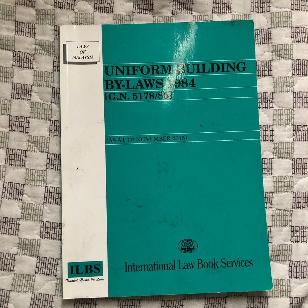 Uniform Building By-Laws 1984, Hobbies & Toys, Books & Magazines ...