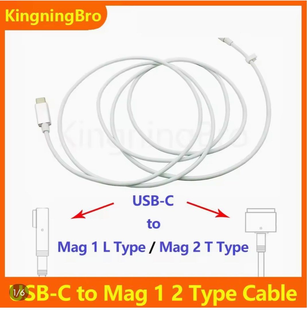 USB C to Mag 1 2 Type Cable, Computers & Tech, Parts & Accessories, Cables & Adaptors on Carousell