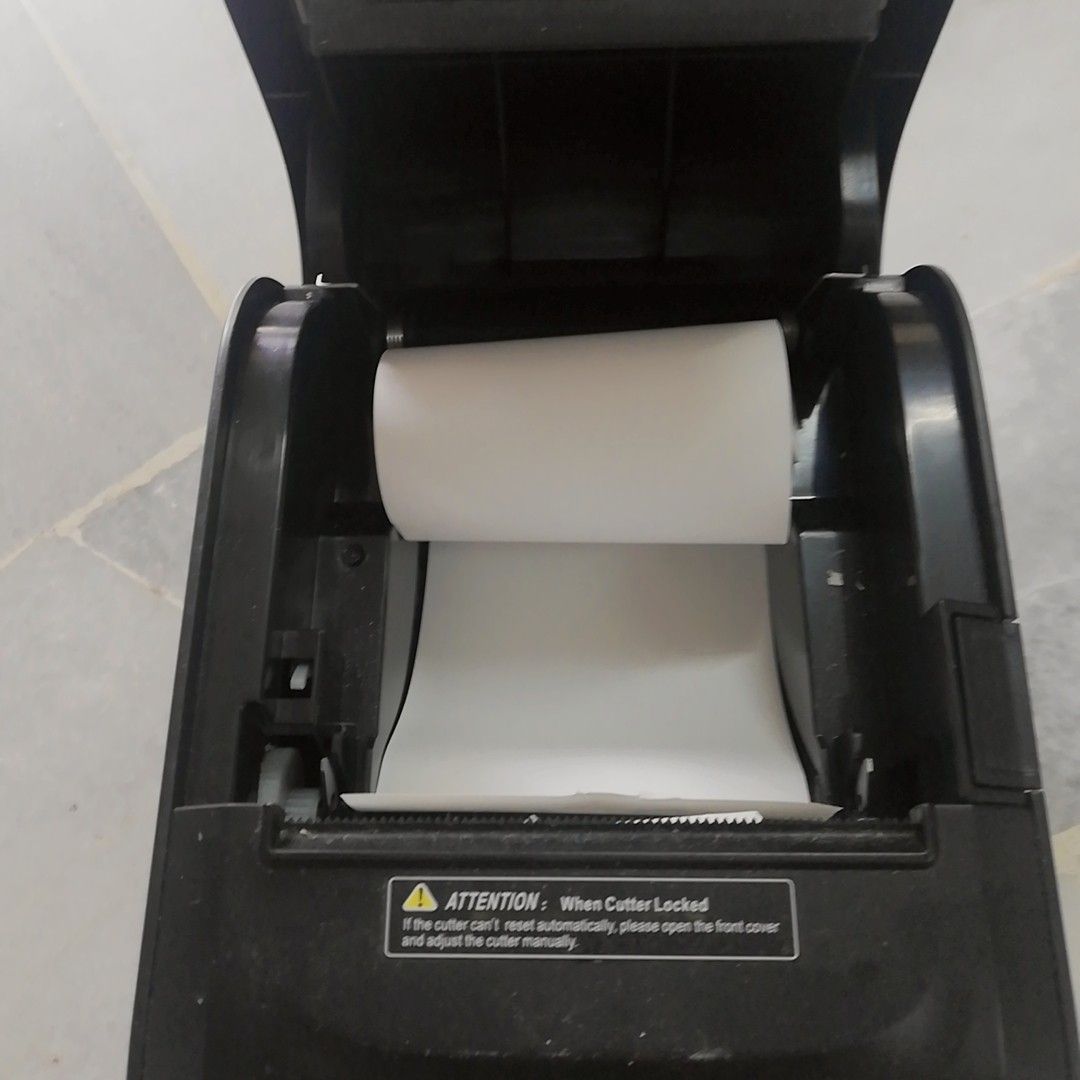 [USED] BIG POS THERMAL RECEIPT PRINTER MODEL BP-DE01, Computers & Tech ...