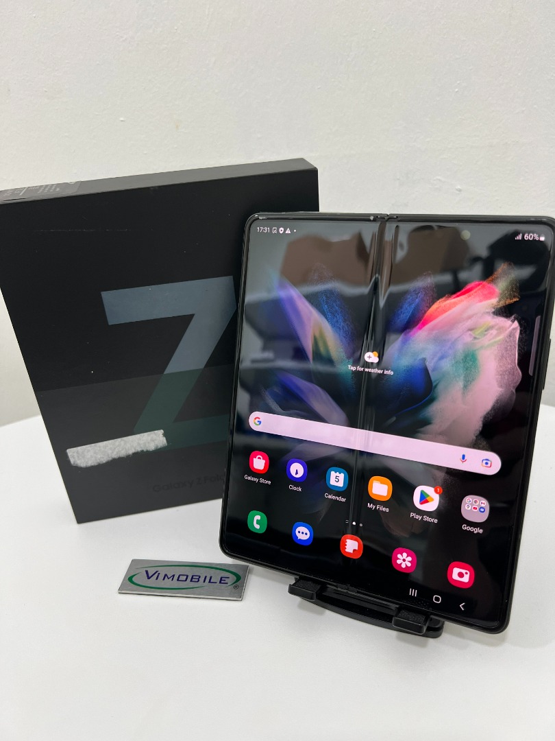 Used Galaxy Z Fold 3 5G 256GB Phantom Green, Mobile Phones & Gadgets ...