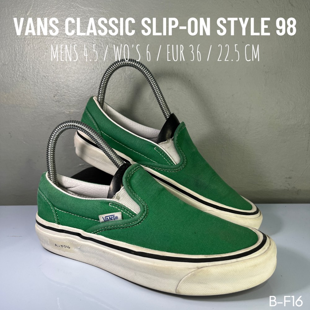 VANS CLASSIC SLIP ON STYLE 98 on Carousell