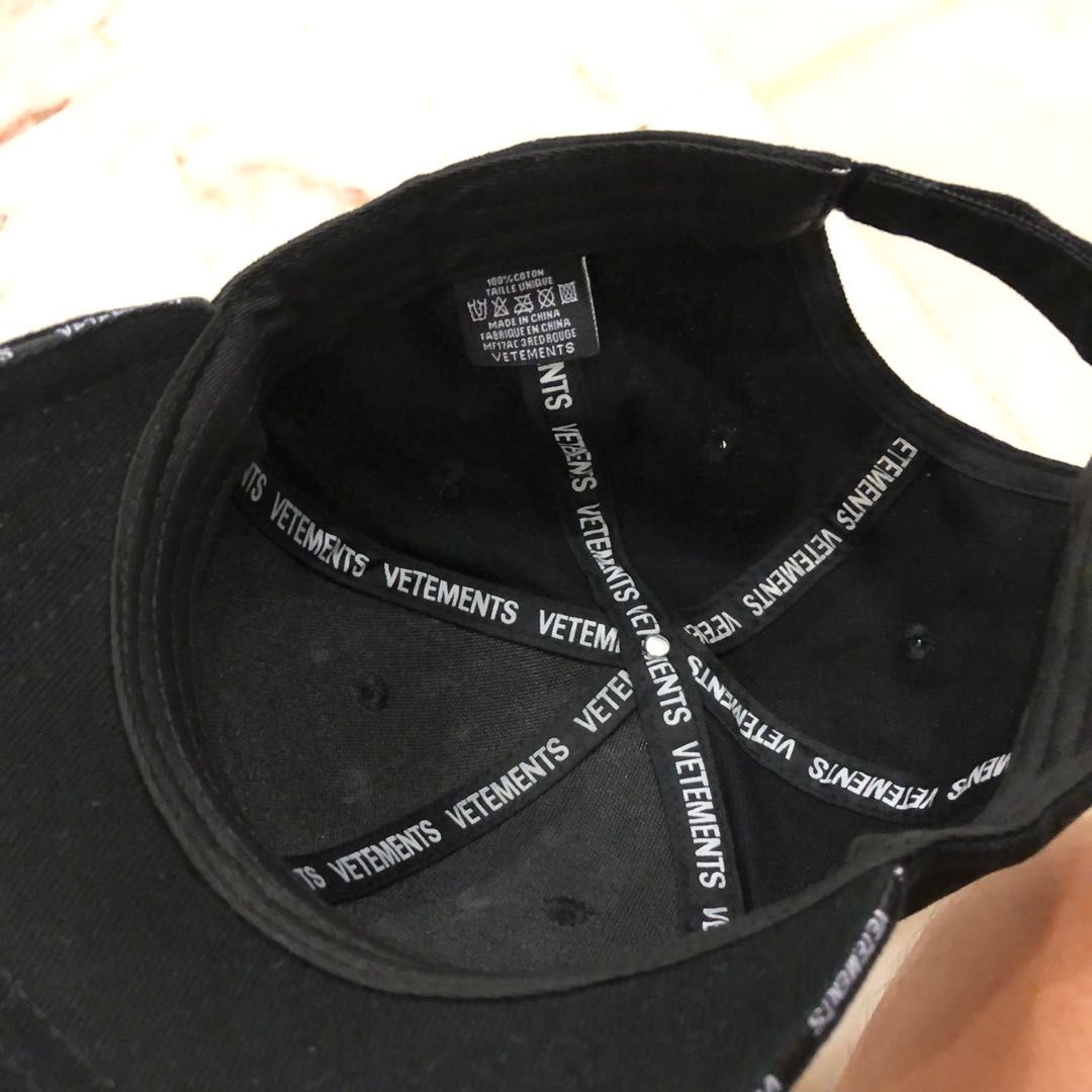 Vetements Cap, Men's Fashion, Watches & Accessories, Caps & Hats on ...