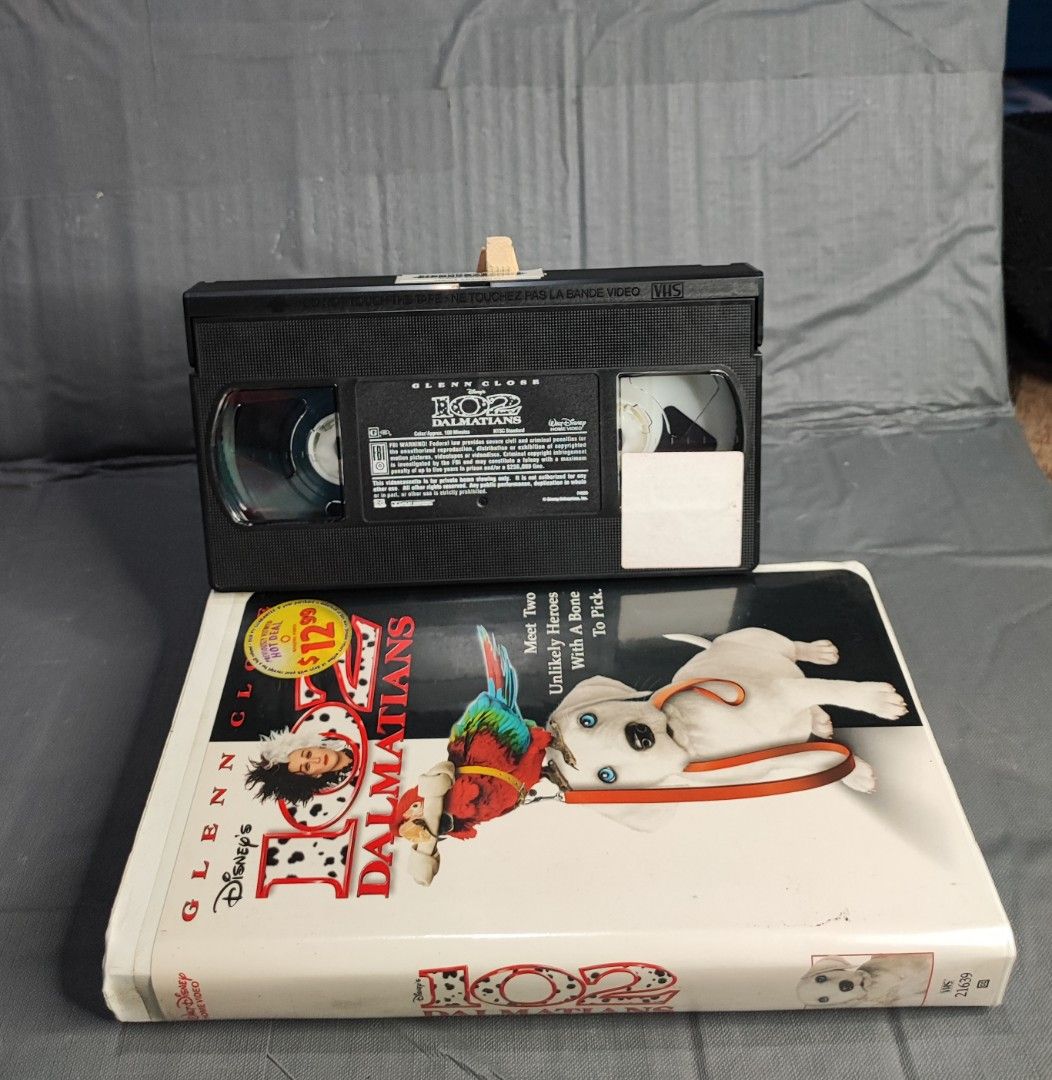 VHS Tapes 101 , 102 Dalmatian Collection on Carousell