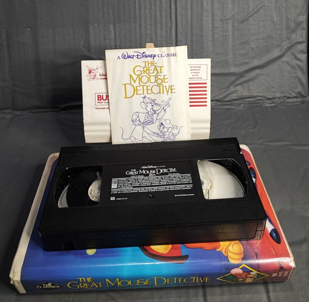 VHS Tapes The Great Mouse Detective, Hobbies & Toys, Memorabilia ...
