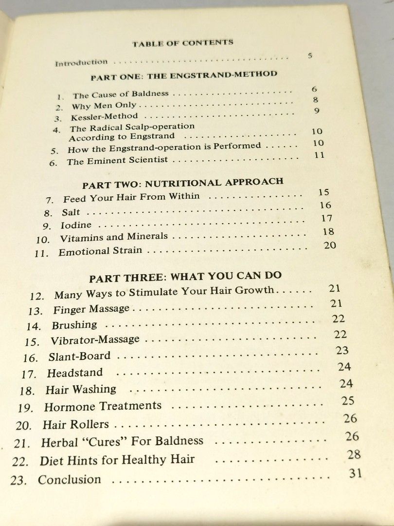 Vintage Book Stop Hair Loss Book By Dr Paavo Airola, Hobbies & Toys ...