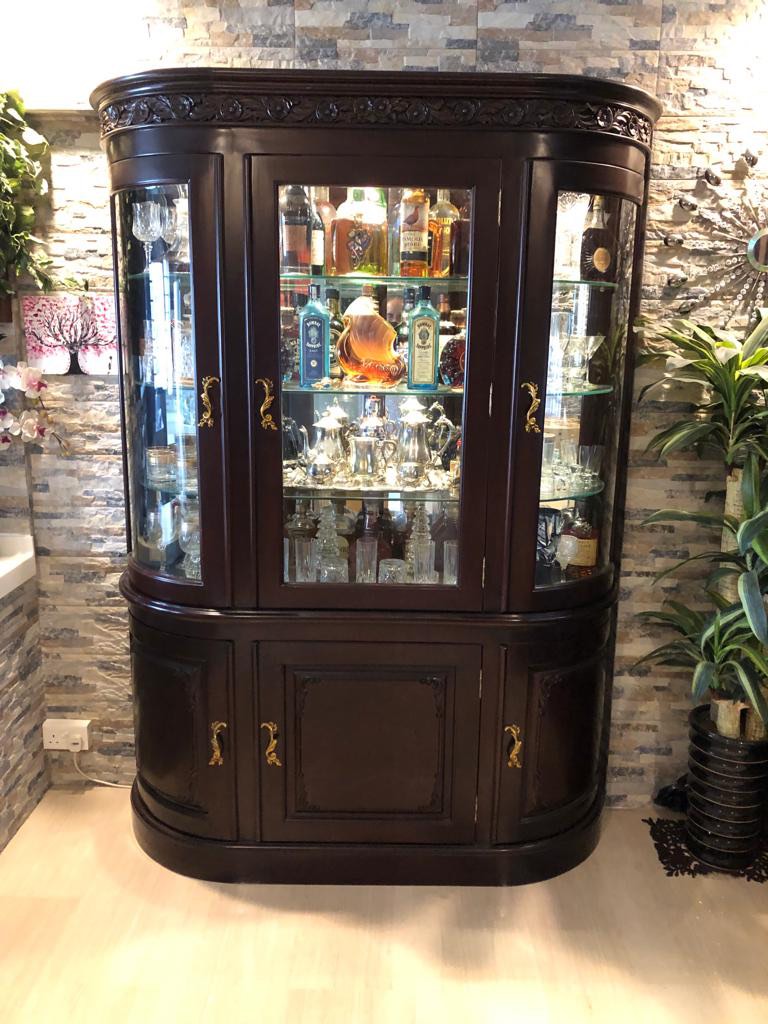 Vintage Display Cabinet, Furniture & Home Living, Furniture, Shelves ...