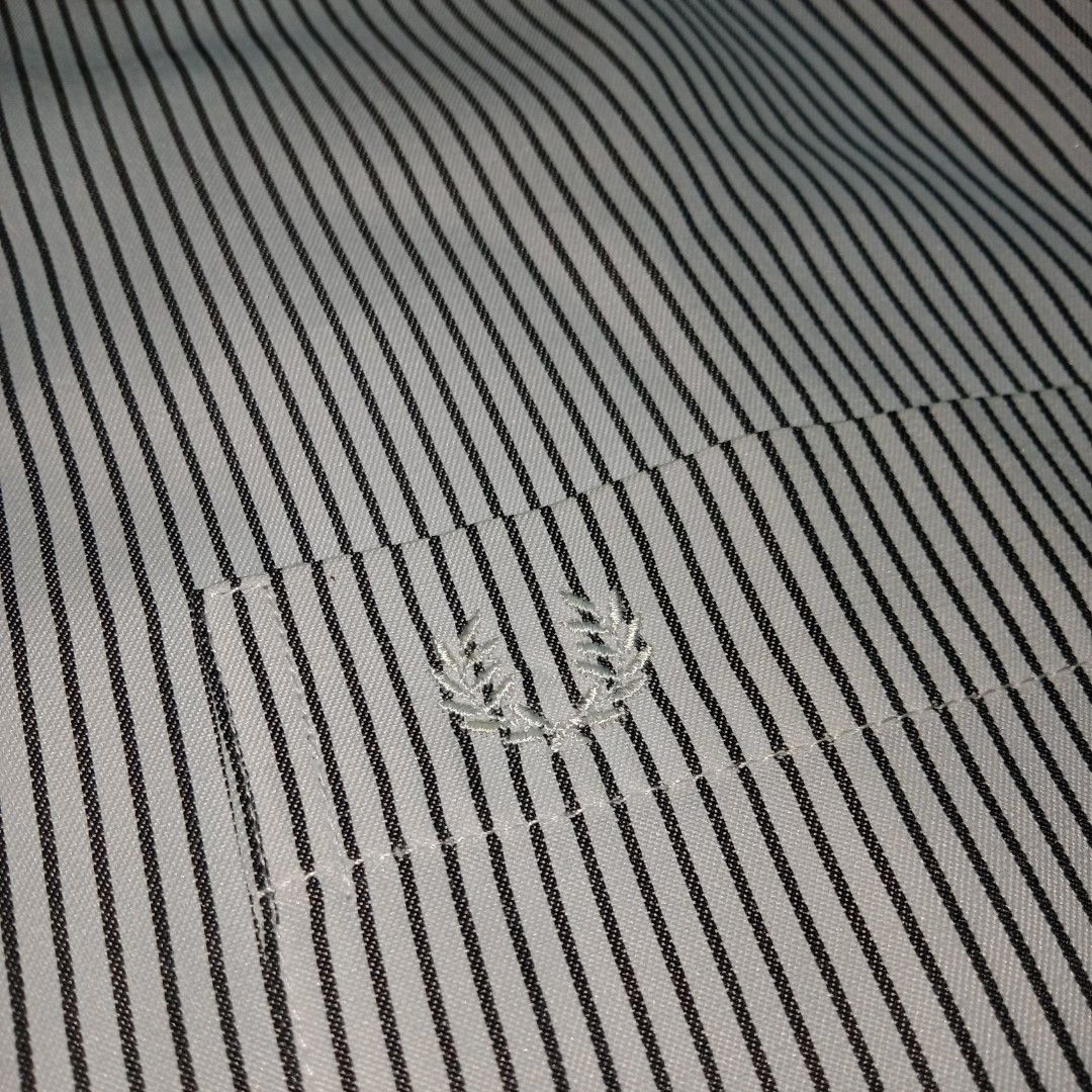 Vintage Fred Perry Pin Stripe - Longsleeve on Carousell