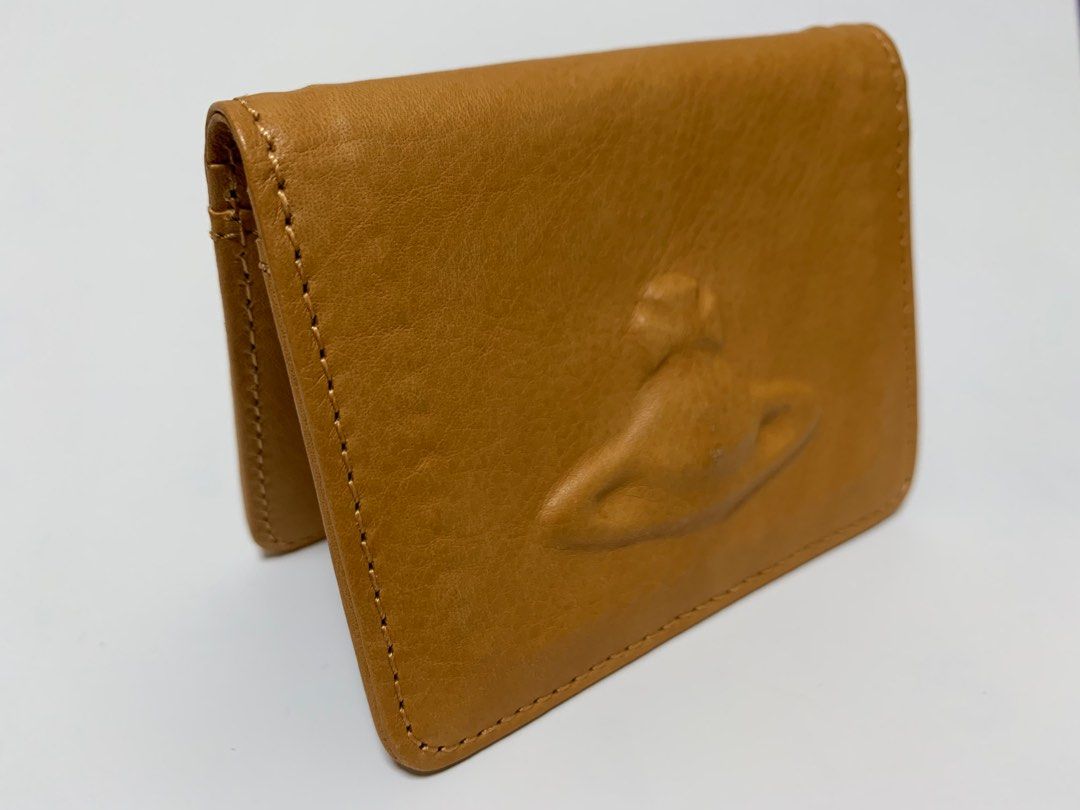 Vivienne Westwood- Leather card holder, 女裝, 手袋及銀包, 銀包、卡片套 - Carousell