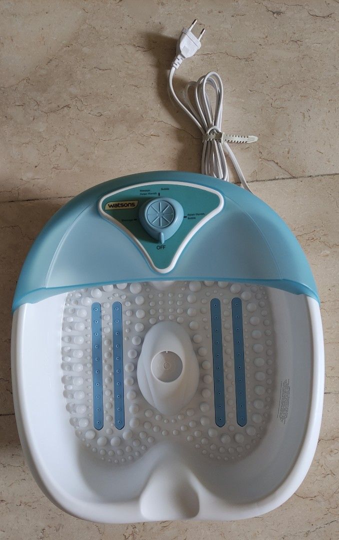 Watsons bubble foot spa massager, Beauty & Personal Care, Foot Care on ...