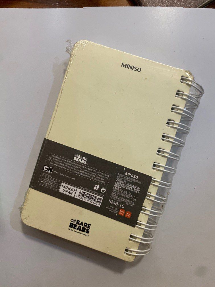 We bare bears Miniso Notebook Bundle on Carousell