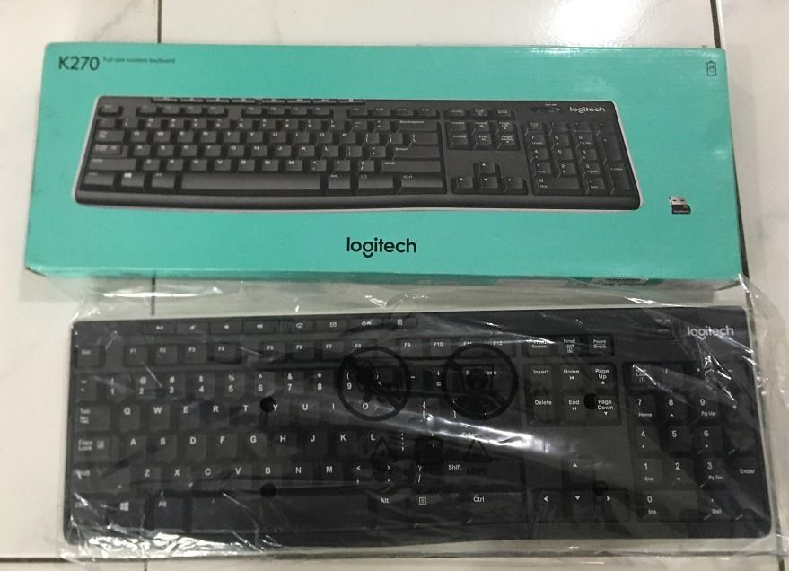 Wireless Logitech K270 keyboard, Computers & Tech, Parts & Accessories, Computer Keyboard on ...