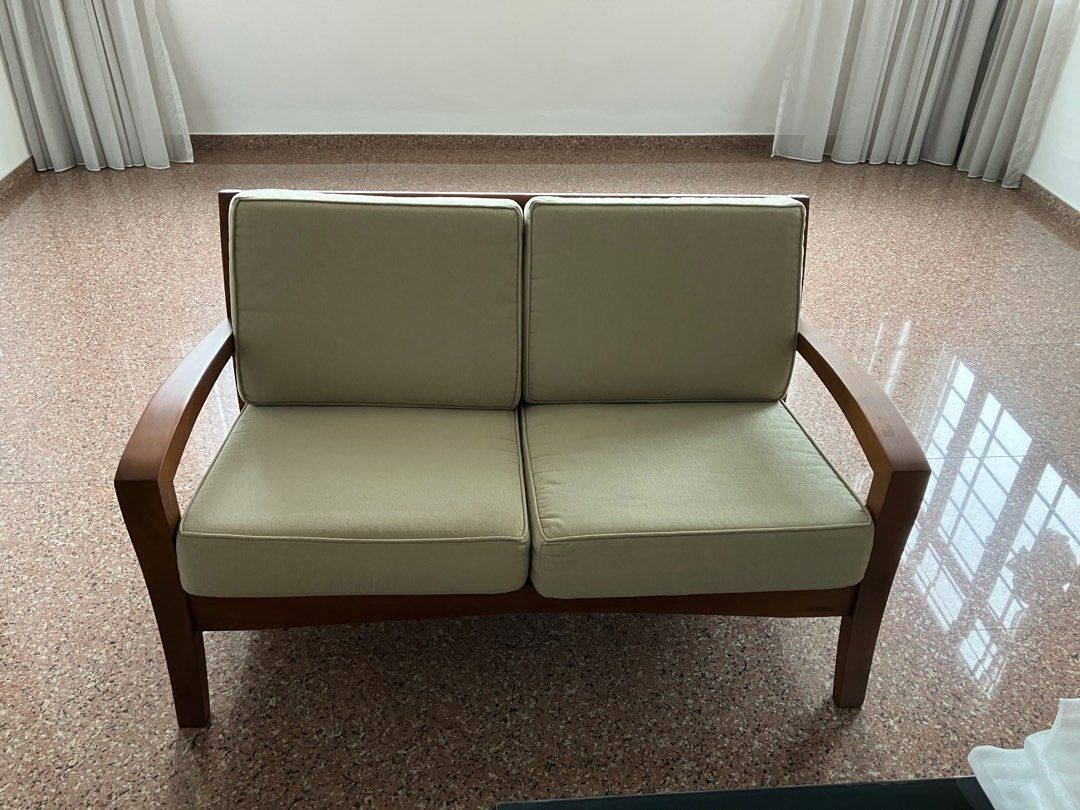 WTS Scanteak Koniska sofa set 2+1, Furniture & Home Living, Furniture, Chairs on Carousell