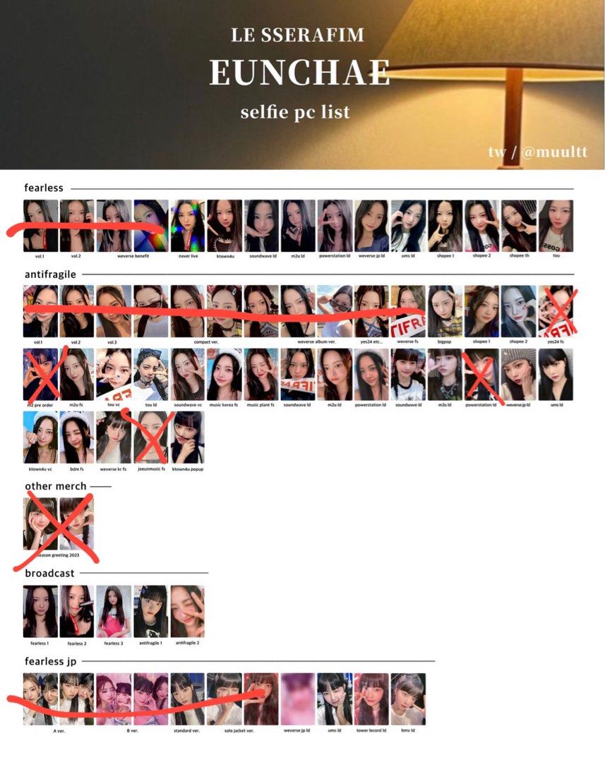 WTS WTT YUNJIN LE SSERAFIM FEARLESS JPN HMV LD PC, Hobbies & Toys, Memorabilia & Collectibles, K ...