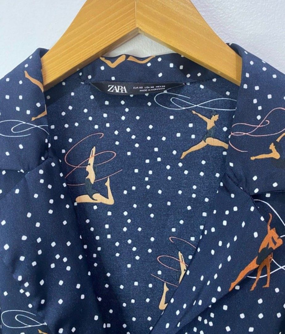 Zara ballerina satin mini dress, Fesyen Wanita, Pakaian Wanita, Gaun ...