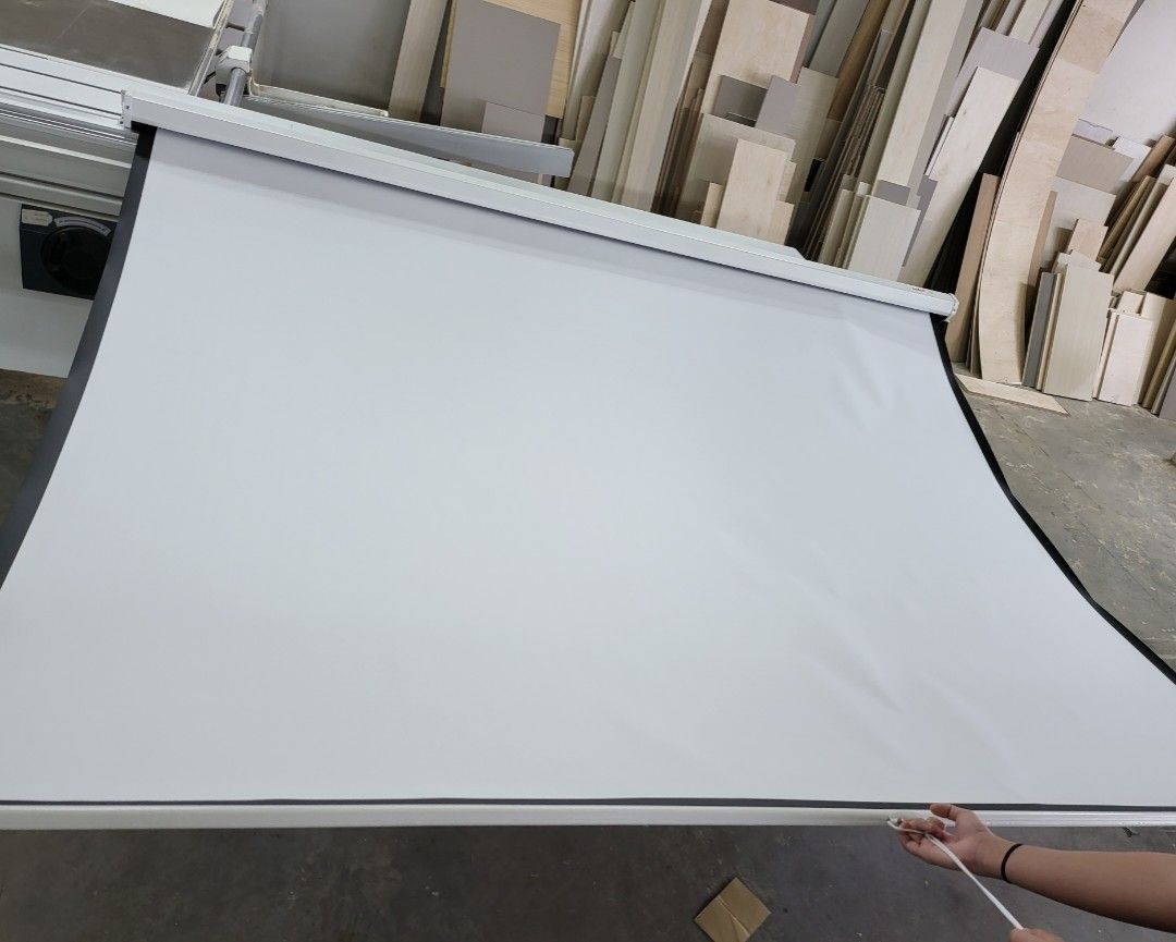 8ft x 8 ft projector screen, TV & Home Appliances, TV & Entertainment ...