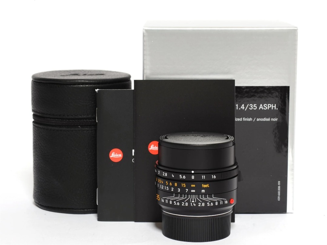 (11726) *BRAND NEW* Leica Summilux-M 35mm/F1.4 ASPH II(Black), 攝影器材, 鏡頭 ...