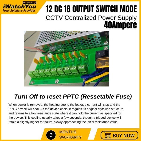 12VDC 40A 18 Output Switch Mode Centralized Power Supply, Furniture ...