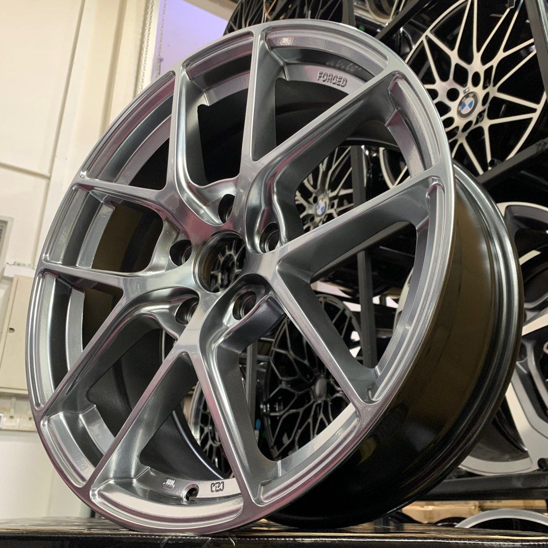 17” BBS Design Flow Forming Sport Rims 5x114.3, Car Accessories, Tyres ...