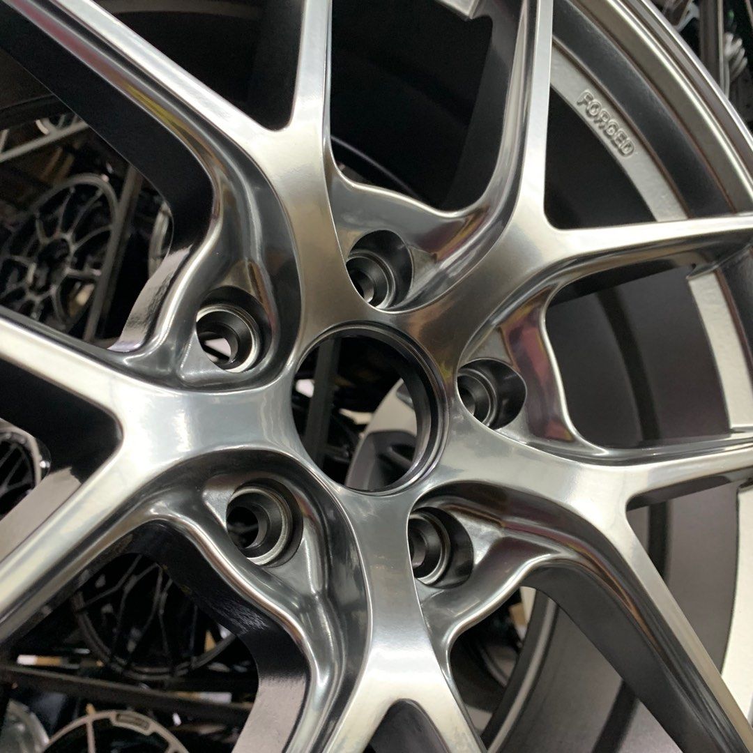 17” BBS Design Flow Forming Sport Rims 5x114.3, Car Accessories, Tyres ...