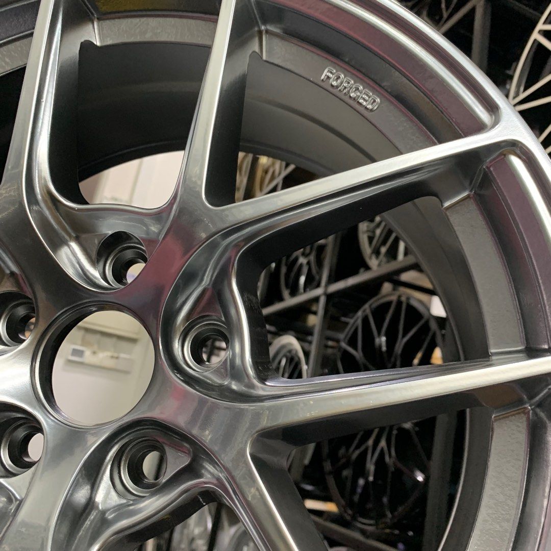 17” BBS Design Flow Forming Sport Rims 5x114.3, Car Accessories, Tyres ...