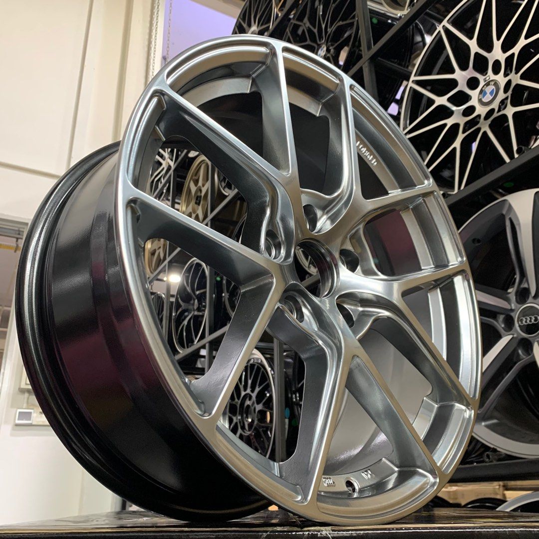 17” BBS Design Flow Forming Sport Rims 5x114.3, Car Accessories, Tyres ...