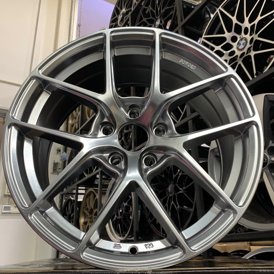 17” BBS Design Flow Forming Sport Rims 5x114.3, Car Accessories, Tyres ...