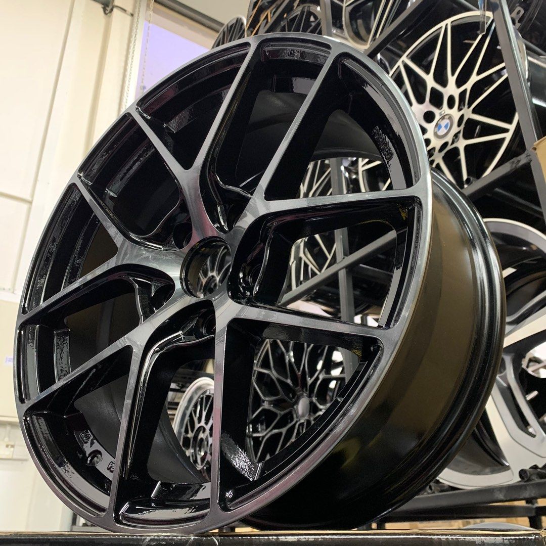 17” Bbs Design Flow Form Sport Rims 5x114 3 Car Accessories Tyres